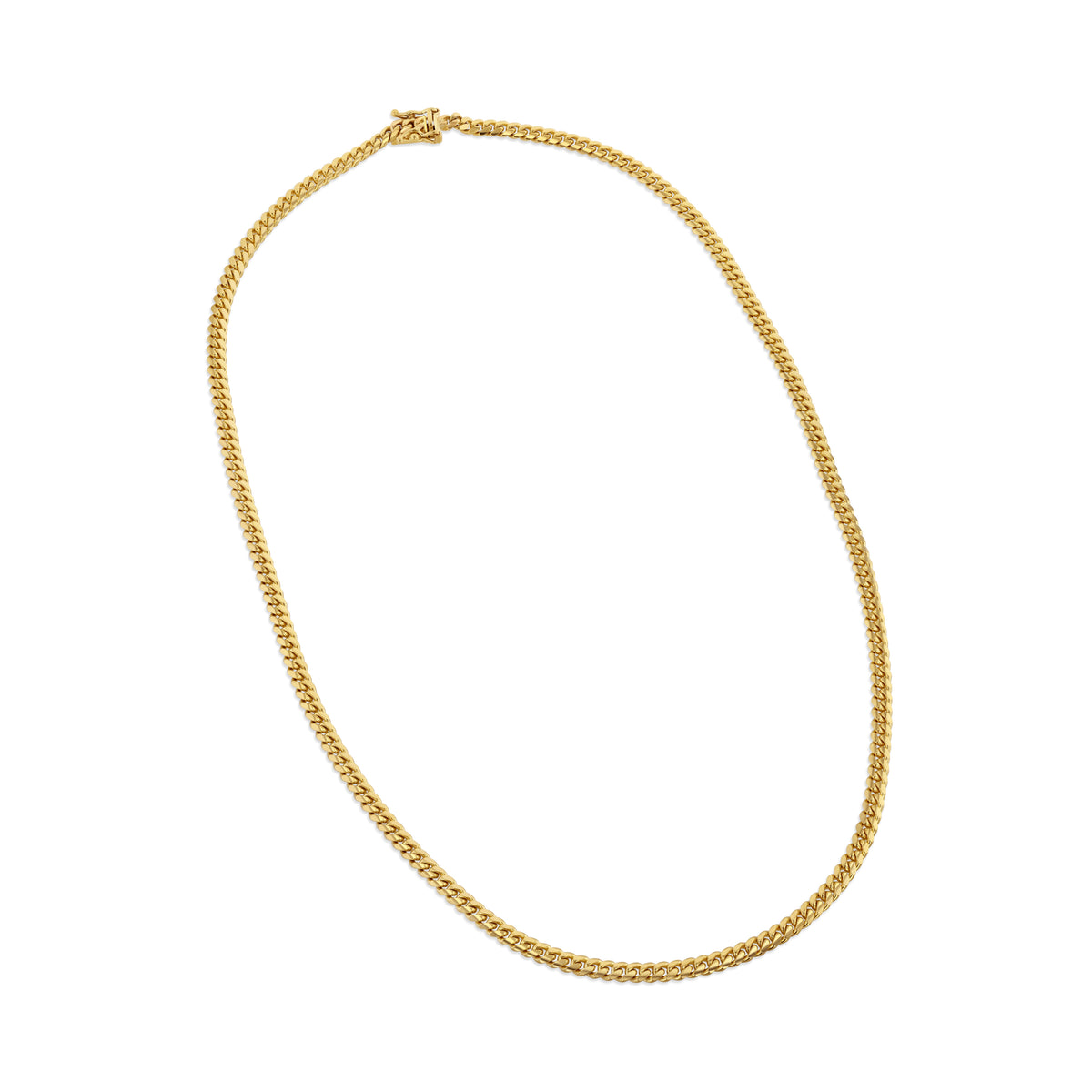 Buy 18K Solid Miami Cuban Chain – Gold Box Lock Heavy Design – Artwell&Co